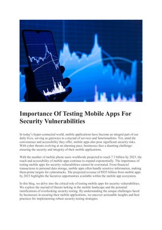Importance Of Testing Mobile Apps For Security Vulnerabilities.pdf