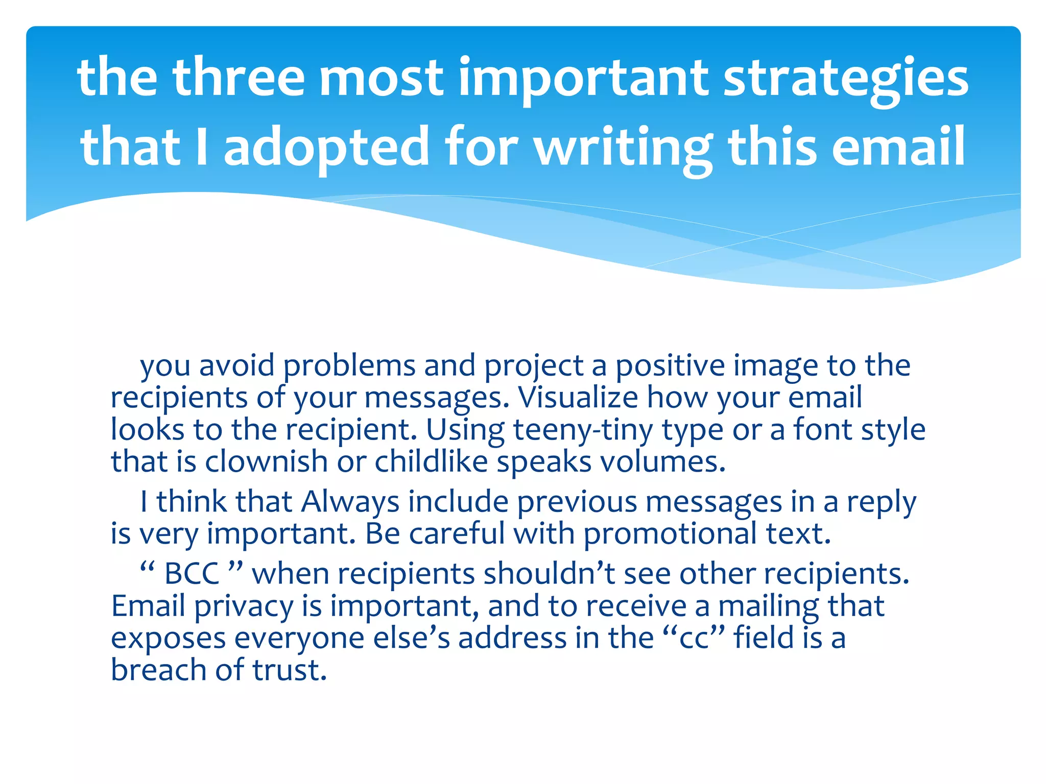 Importance of the business email | PDF