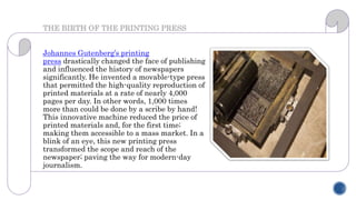 Importance of the newspaper in our social life (1) | PPTX