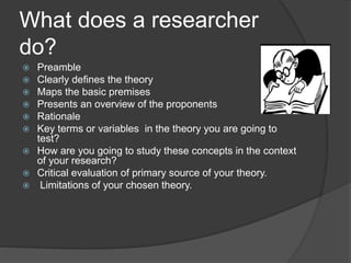 Importance of Theory in Educational Research | PPTX