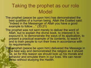 Importance of the sunnah | PPT