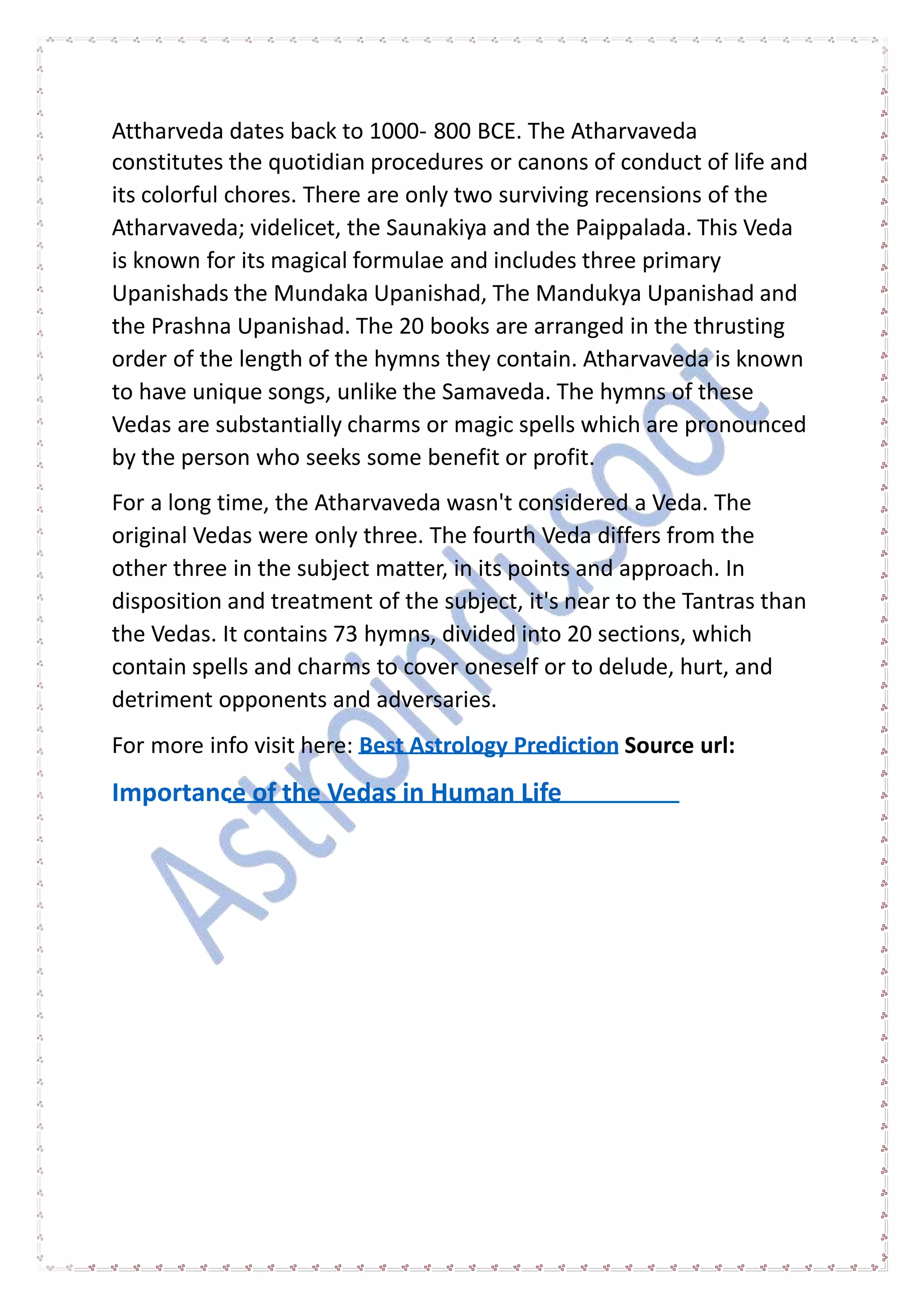 Importance of the Vedas in Human Life.ppt