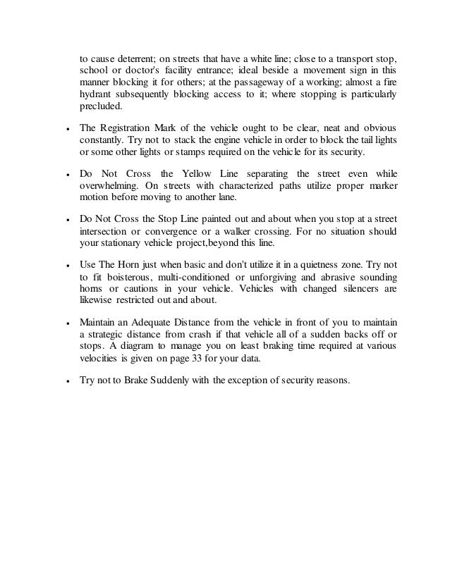 Importance of Traffic Rules | their Warning and Control Signs