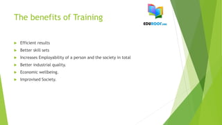 Importance of training | PPTX