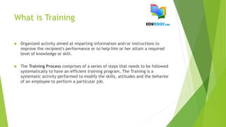 Importance of training | PPTX