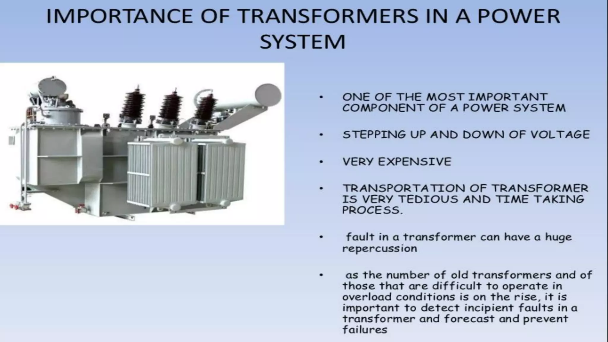 Importance of transformer in power system | PDF