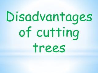 Importance of trees | PPT