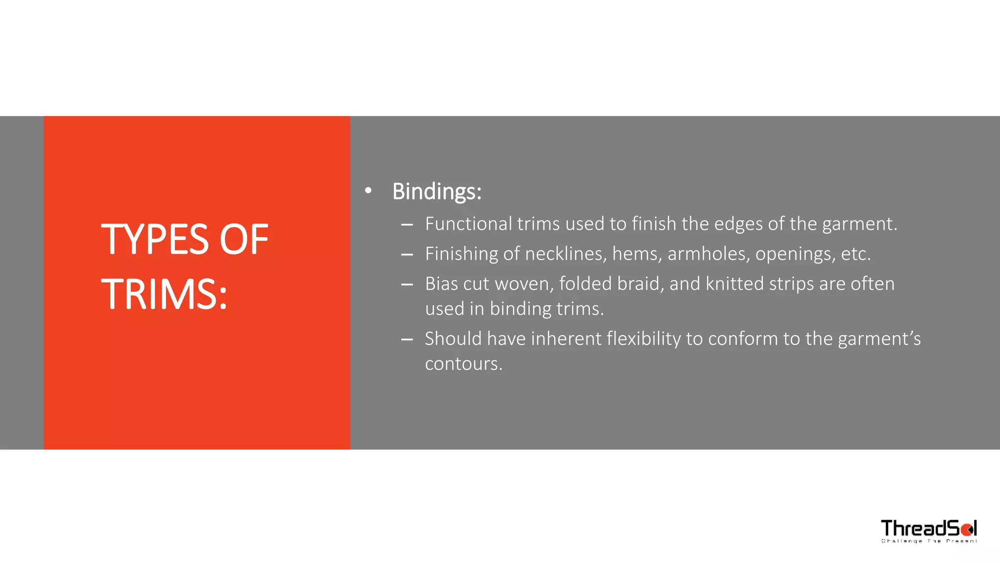 Why do we need trims in a garment? | PPTX