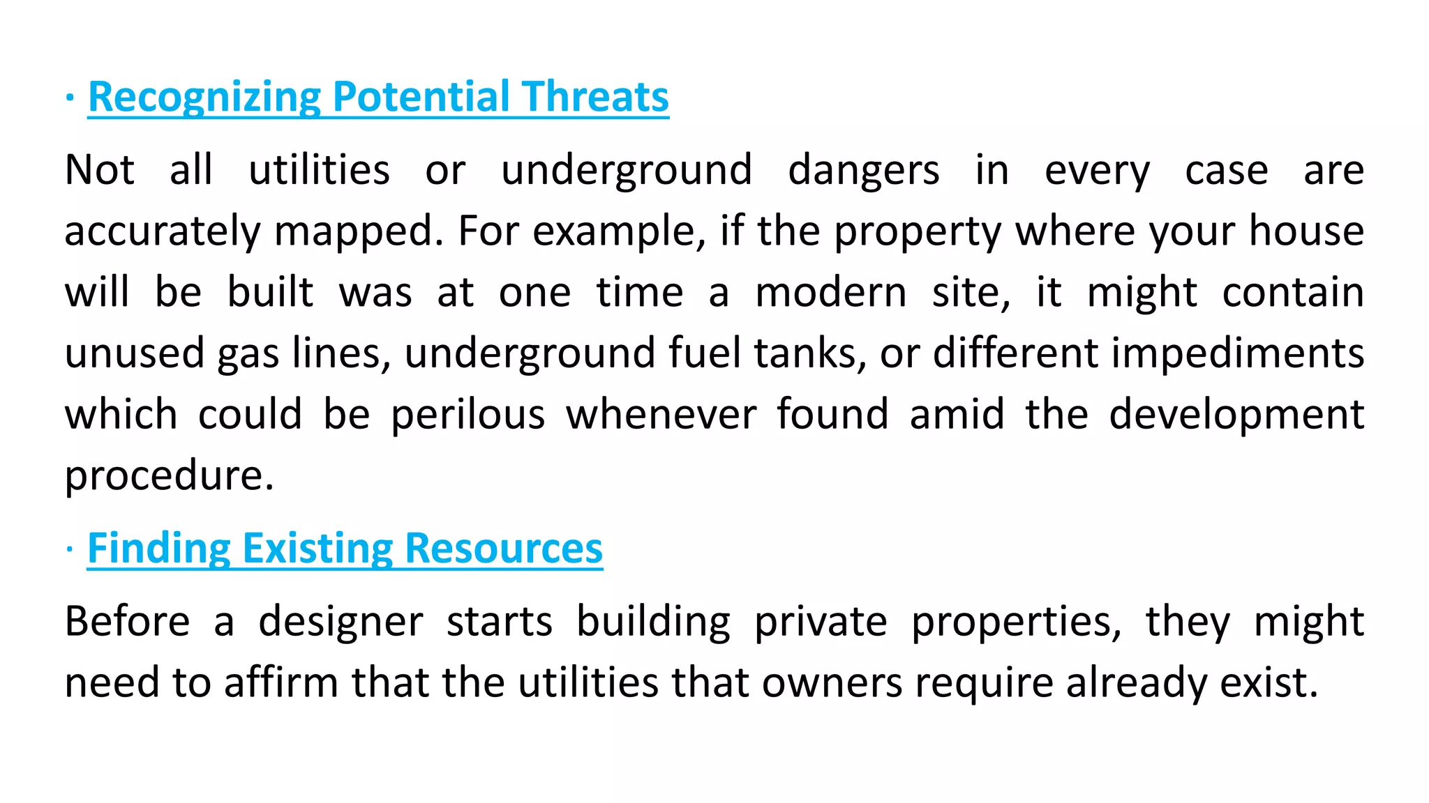 Importance of underground utility detection and mapping | PDF