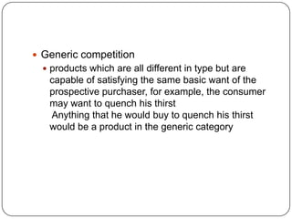 Importance of understanding competition in Marketing Planning | PPT