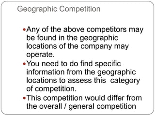 Importance of understanding competition in Marketing Planning | PPT