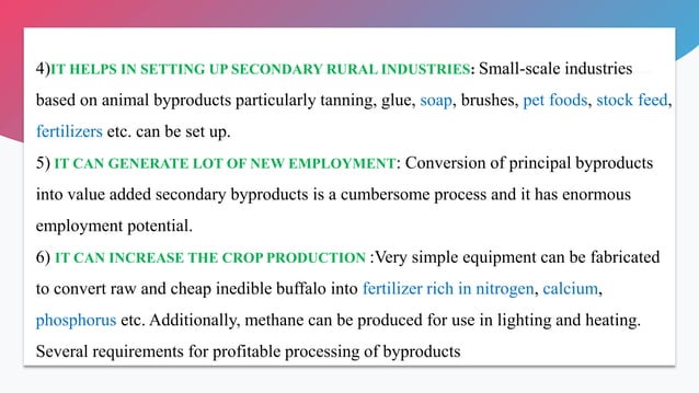 Importance of utilizing slaughterhouse offal’s | PPTX