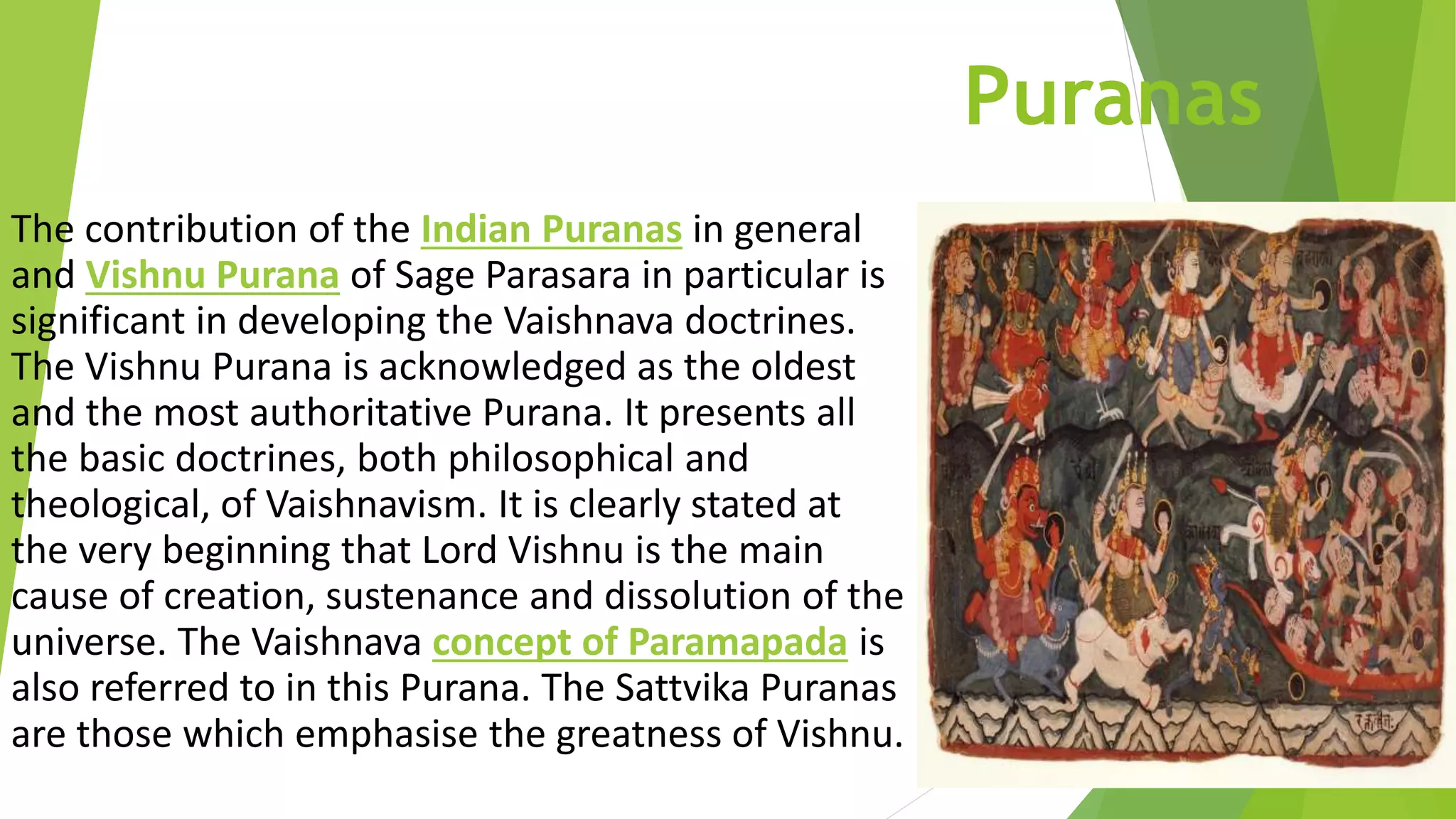 IMPORTANCE OF VAISHNIVISM IN VEDIC RELIGION | PPTX