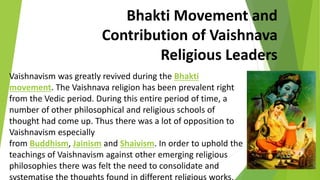 IMPORTANCE OF VAISHNIVISM IN VEDIC RELIGION | PPTX