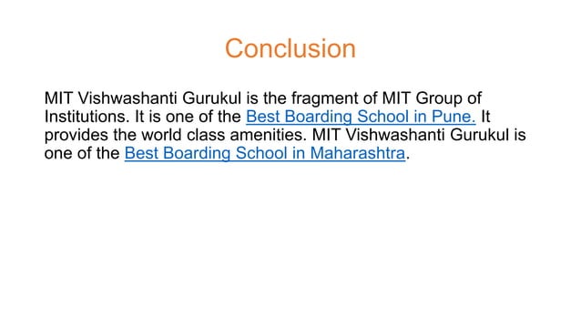 Importance of Value Education in Schools - MIT Vishwashanti Gurukul | PPTX | Professional School ...