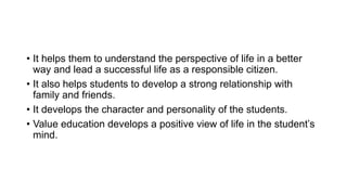 Importance of Value Based Education – MIT Vishwashanti Gurukul | PPT