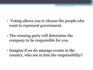 Importance of voting in India | PPTX