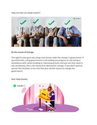 Importance of voting in india | PDF