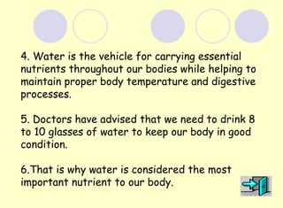Importance of water | PPT