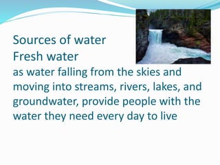 Importance of water | PPTX