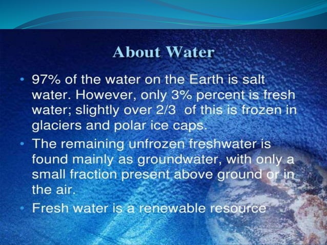 Importance of water | PPTX | Water Services | Home Utilities