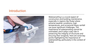 Importance Of Waterproofing | PPTX