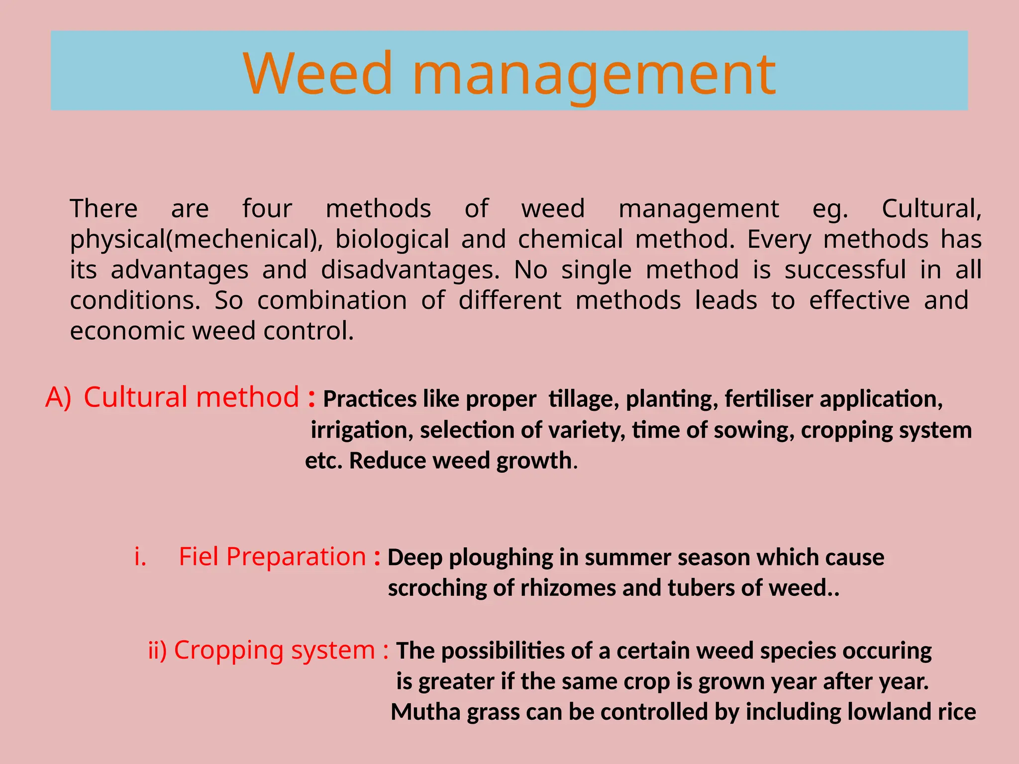Importance of weed management and types of weeds.pptx