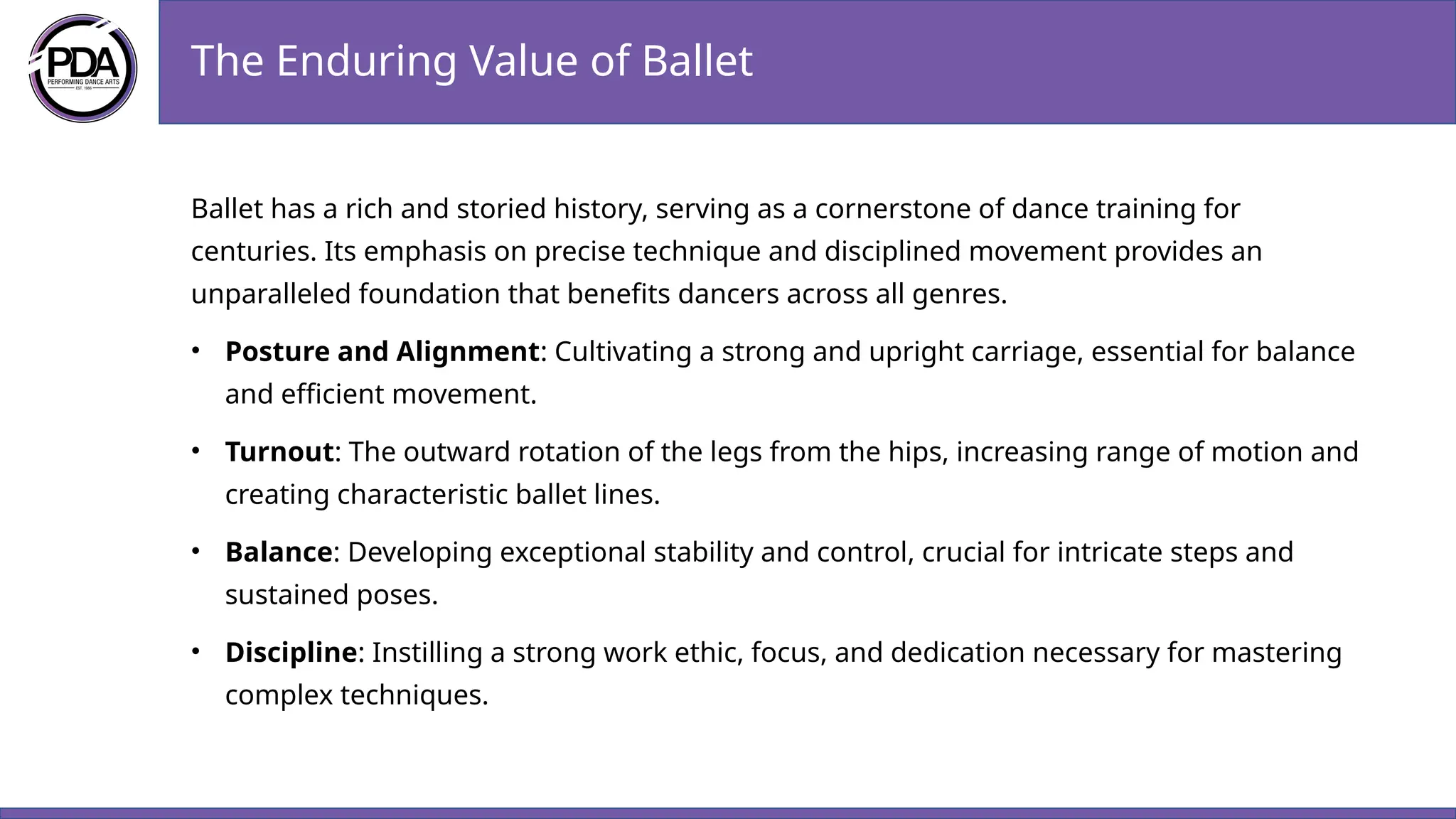 Importance of Well-Rounded Dance Education | PPTX