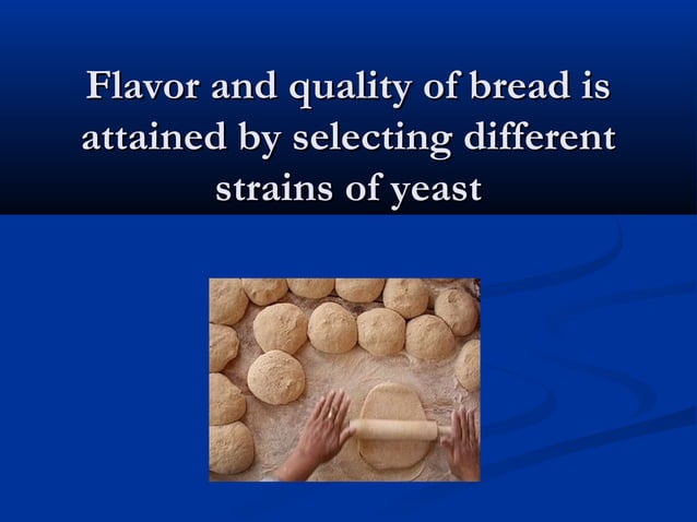 Importance of yeast | PPT | Chemistry | Science