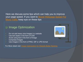 Importance of your webpage load speed | PPT