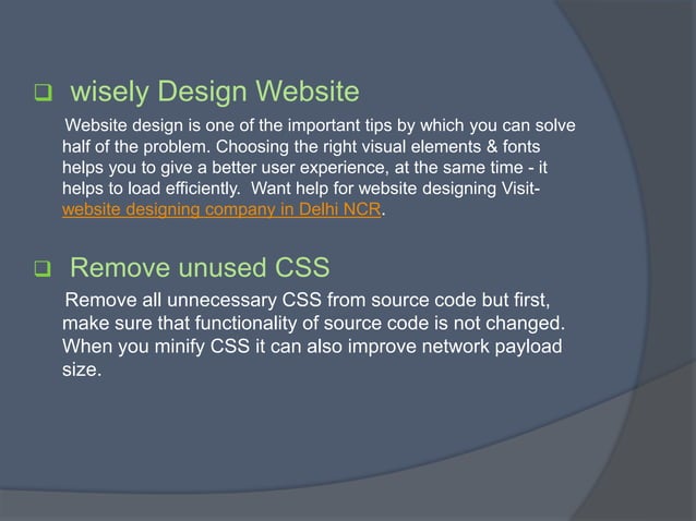 Importance of your webpage load speed | PPT