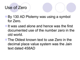 Importance of zero | PDF