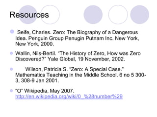 Importance of zero | PDF