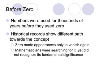 Importance of zero | PPT