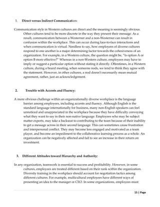 Importance or significance of culture on interpersonal communication in ...
