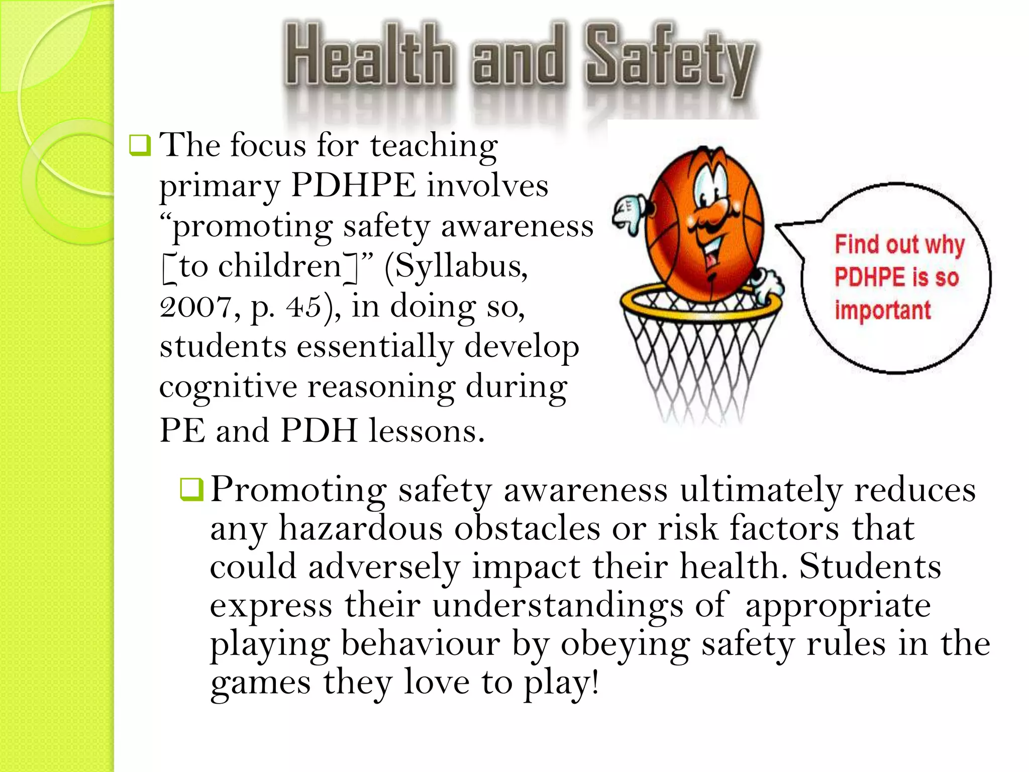 Importance pdhpe | PPTX | Education