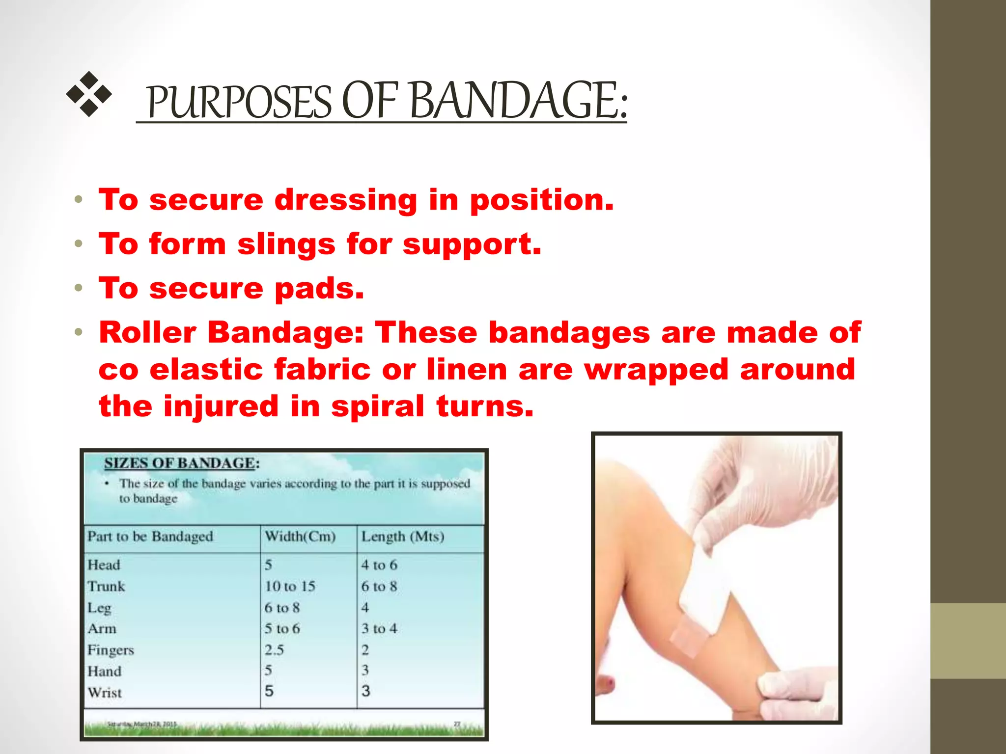 IMPORTANCES OF BANDAGE.pptx