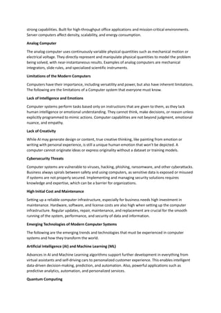 Importance, Types, History, and Evolution of Modern Computers.pdf