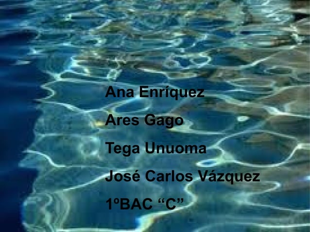 IMPORTANCIA DA AUGA | PPT