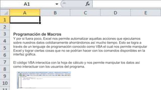Importancia de excel | PPTX