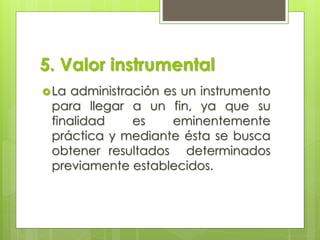 Importancia de la administración | PPTX