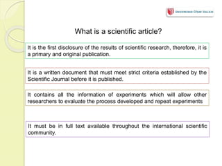 Importance of cientific research | PPTX