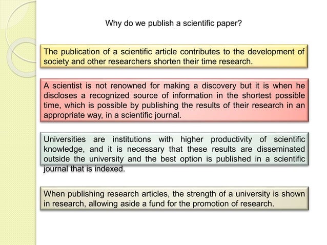 Importance of cientific research | PPT