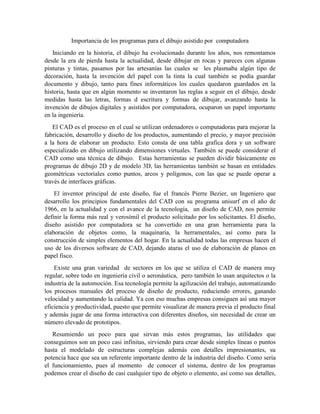 Importancia del CAD | PDF