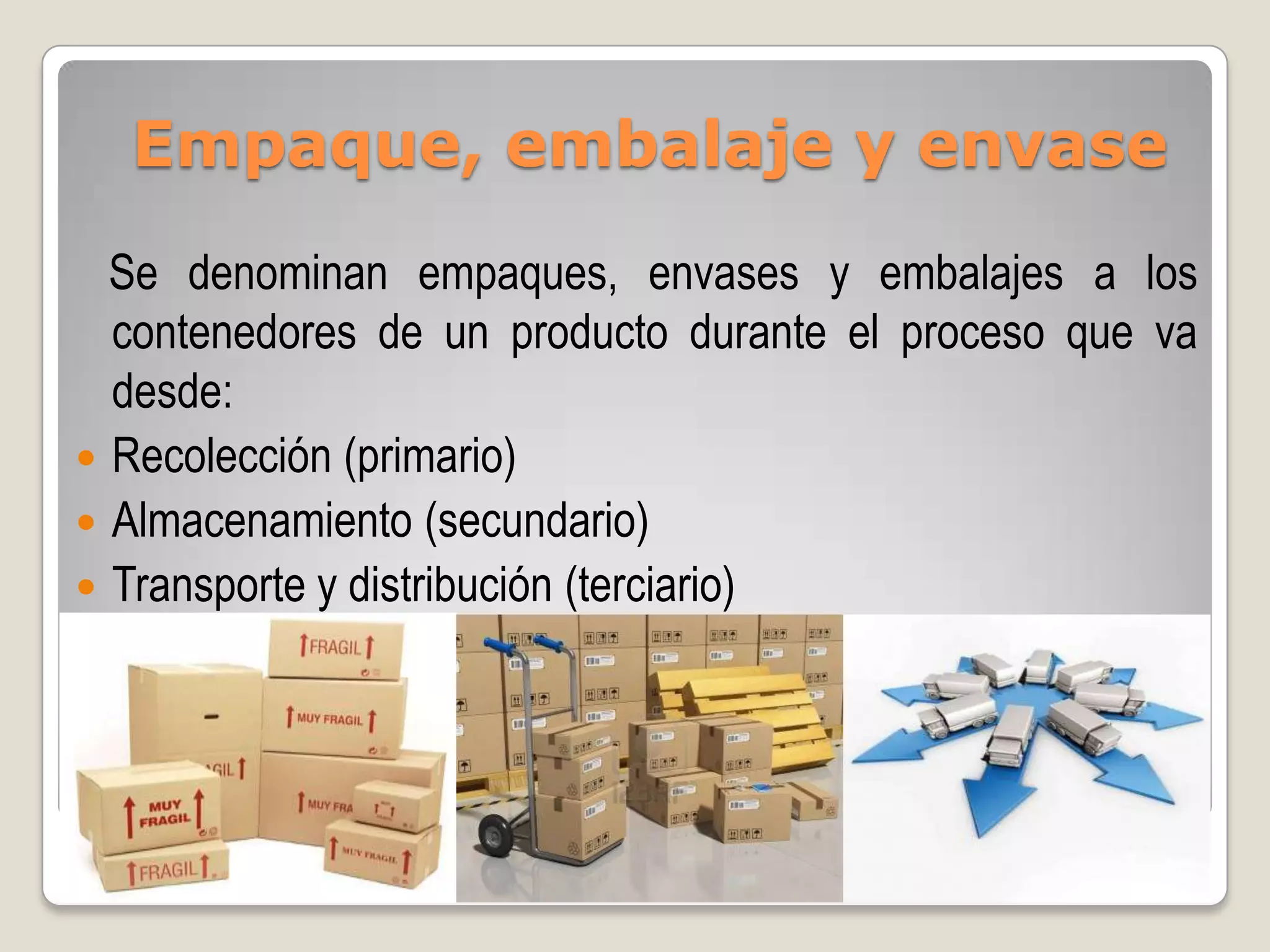 Importancia del empaque y embalaje kyoung park | PPTX