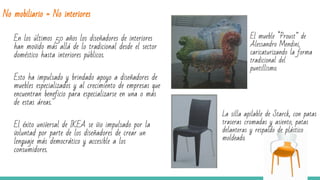 Importancia del mobiliario en el diseño de interiores. Contexto y ...