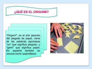 Importancia del origami en los niños y niñas por elizabeth garzon ...