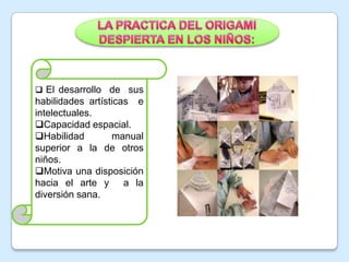 Importancia del origami en los niños y niñas por elizabeth garzon ...