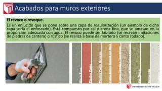 Importancia de los acabados en las edificaciones | PPTX