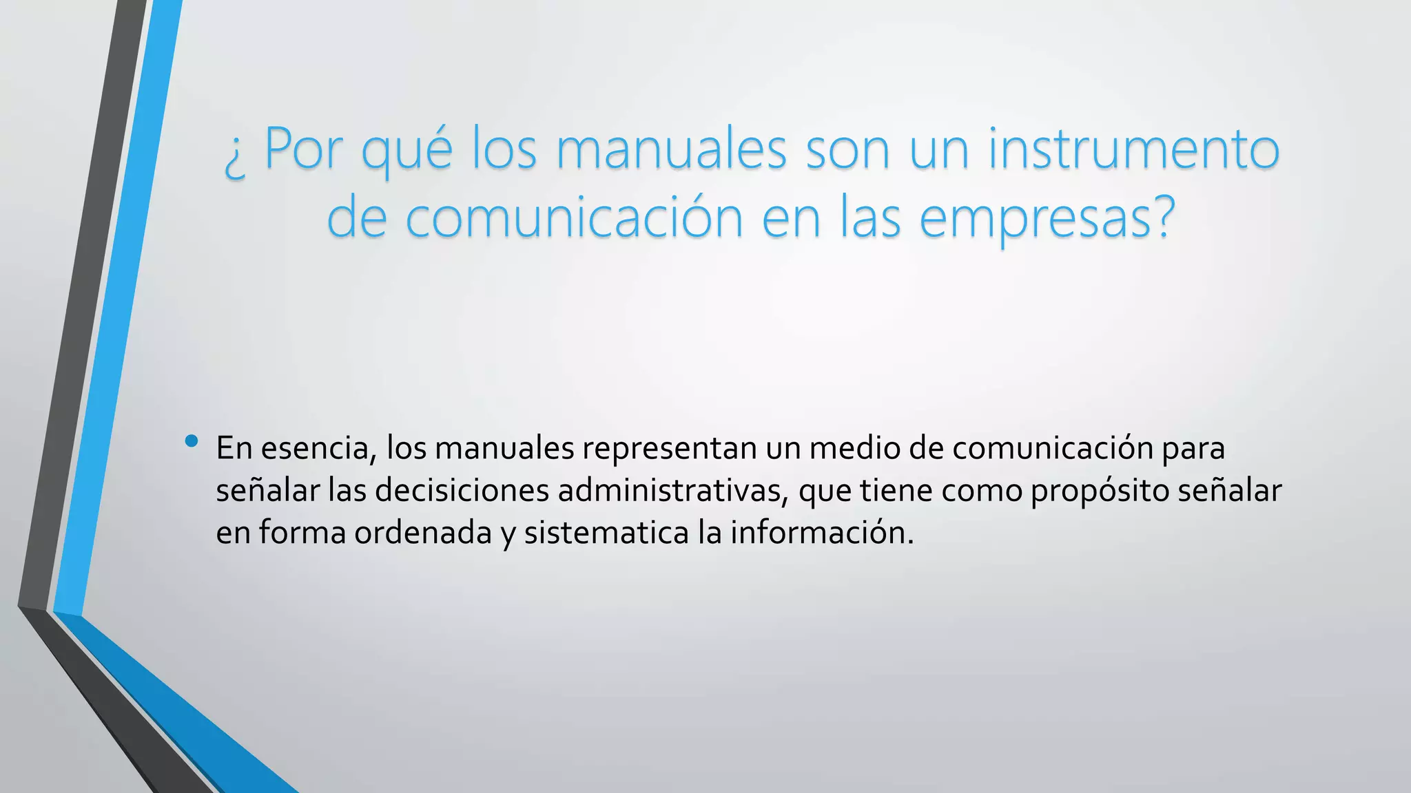 Importancia de los manuales | PPTX